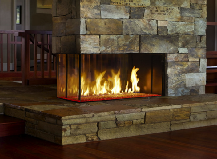 HELIFIRE 360 Contemporary Fireplace – Energy House
