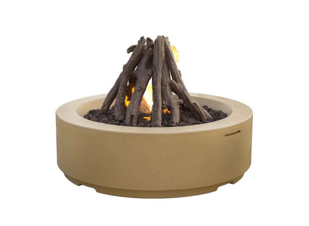 American Fyre Designs 48″ LOUVRE ROUND FIRE PIT – Energy House