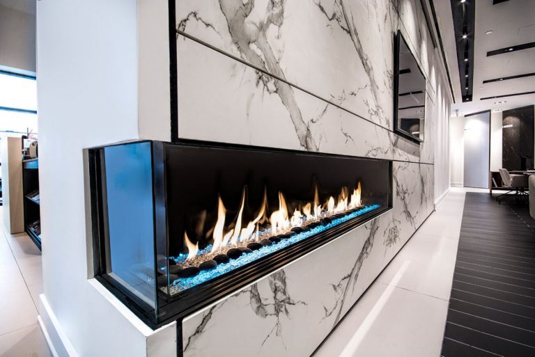 HELIFIRE 360 Contemporary Fireplace - Energy House