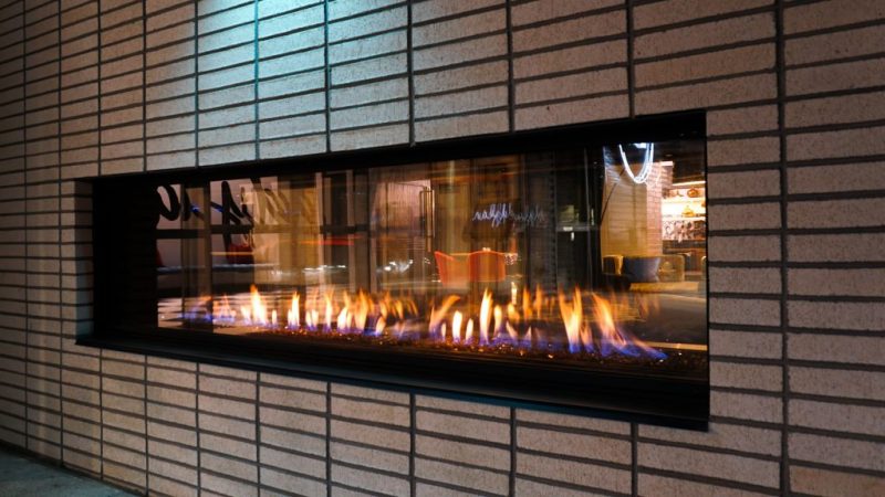 Flare Front & See Through – Modern Commercial Frameless Fireplace ...