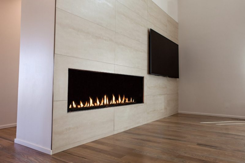 Flare Front Modern Frameless Fireplace – Energy House