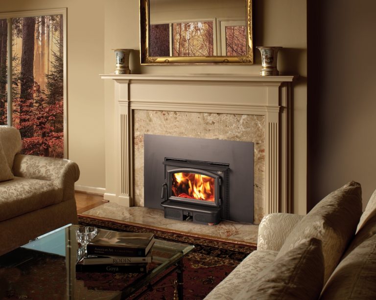 Lopi Large Flush Wood Hybrid-Fyre™ Rectangular Fireplace Insert ...